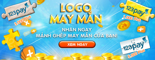 123pay ra mắt chương trình Logo May Mắn - Phong Than - Game Phong Than ...