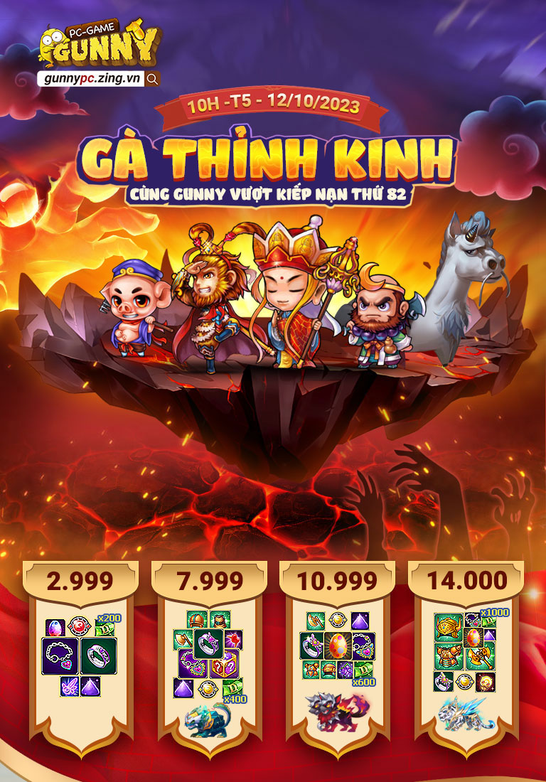 Gunny PC | Gà Thỉnh Kinh | Máy Chủ Siêu Đặc Biệt