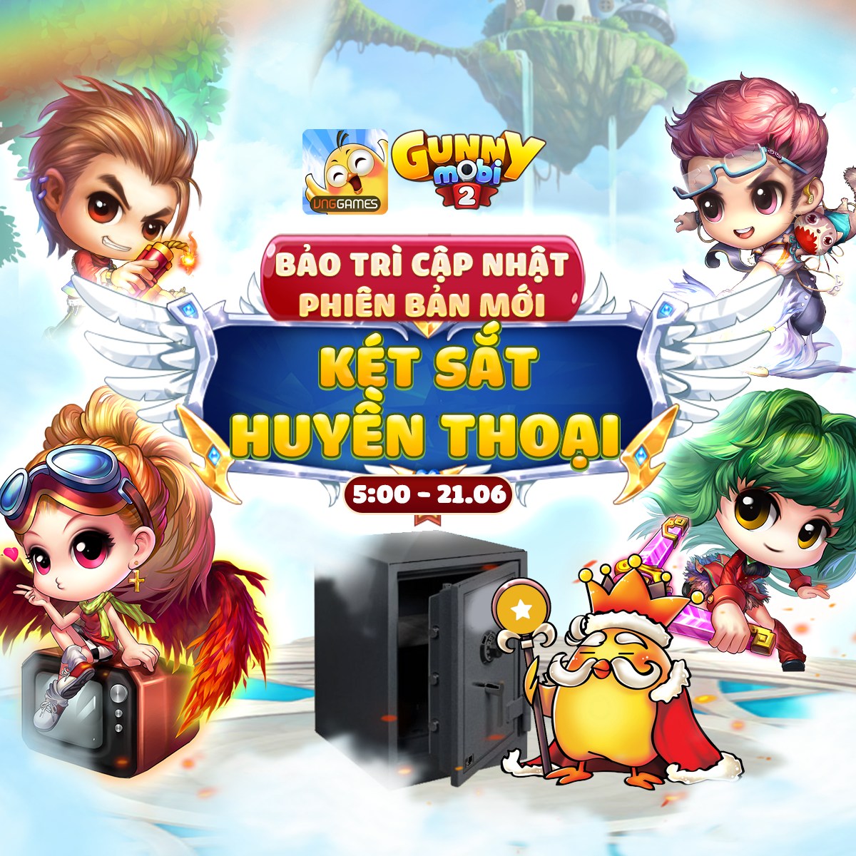 Phiên bản mới KÉT SẮT HUYỀN THOẠI - Tham gia ngay