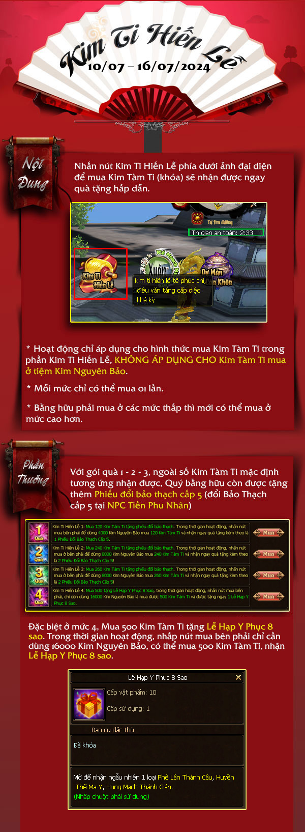 Kim Ti Hiến Lễ - Kim Ti Hiến Lễ