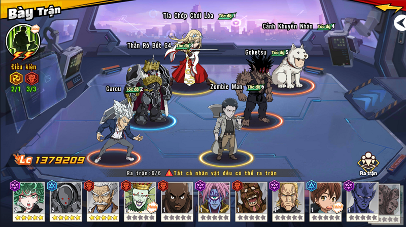 Tướng SSR Thần Rô Bốt G4:Game mobile bản quyền Anime One Punch Man đầu ...