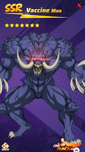 Tướng SSR [Thức Tỉnh] Vaccine Man:Game mobile bản quyền Anime One Punch ...