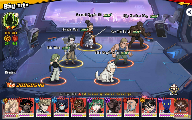 Vì sao nên sở hữu Gale Wind:Game mobile bản quyền Anime One Punch Man ...