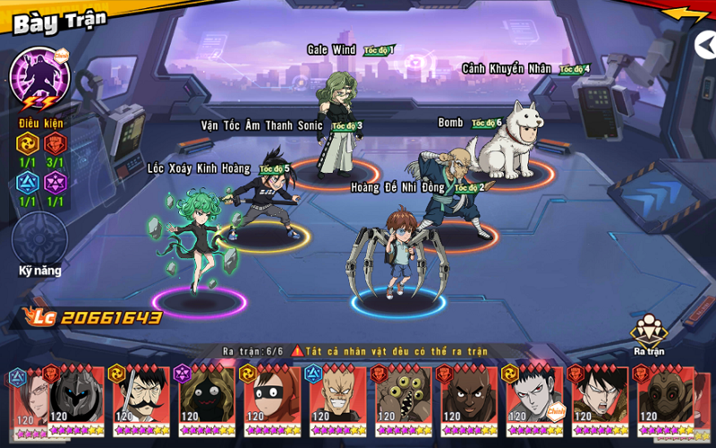 Vì sao nên sở hữu Gale Wind:Game mobile bản quyền Anime One Punch Man ...