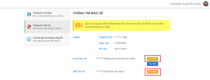 Tin tức game :Hướng dẫn chuyển đổi hình thức đăng nhập Zalo sang Zing ID